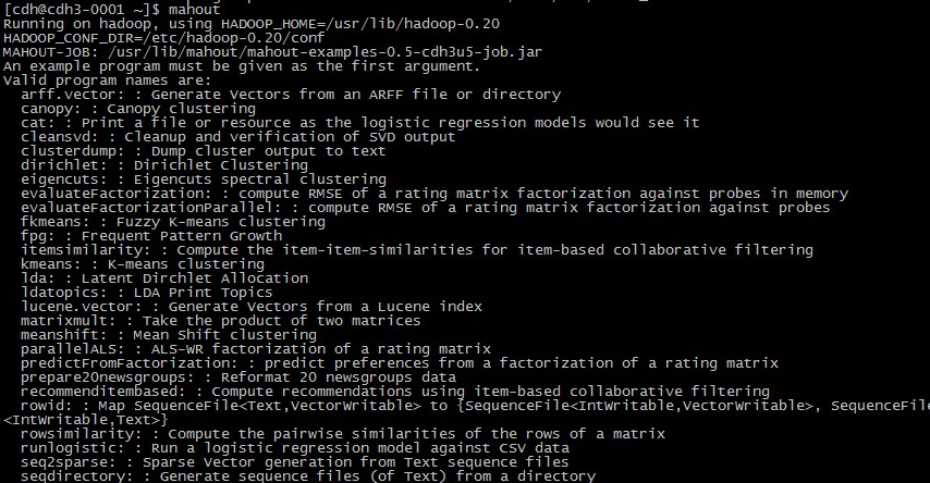 mahout kmeans文本聚类 – LemonQin